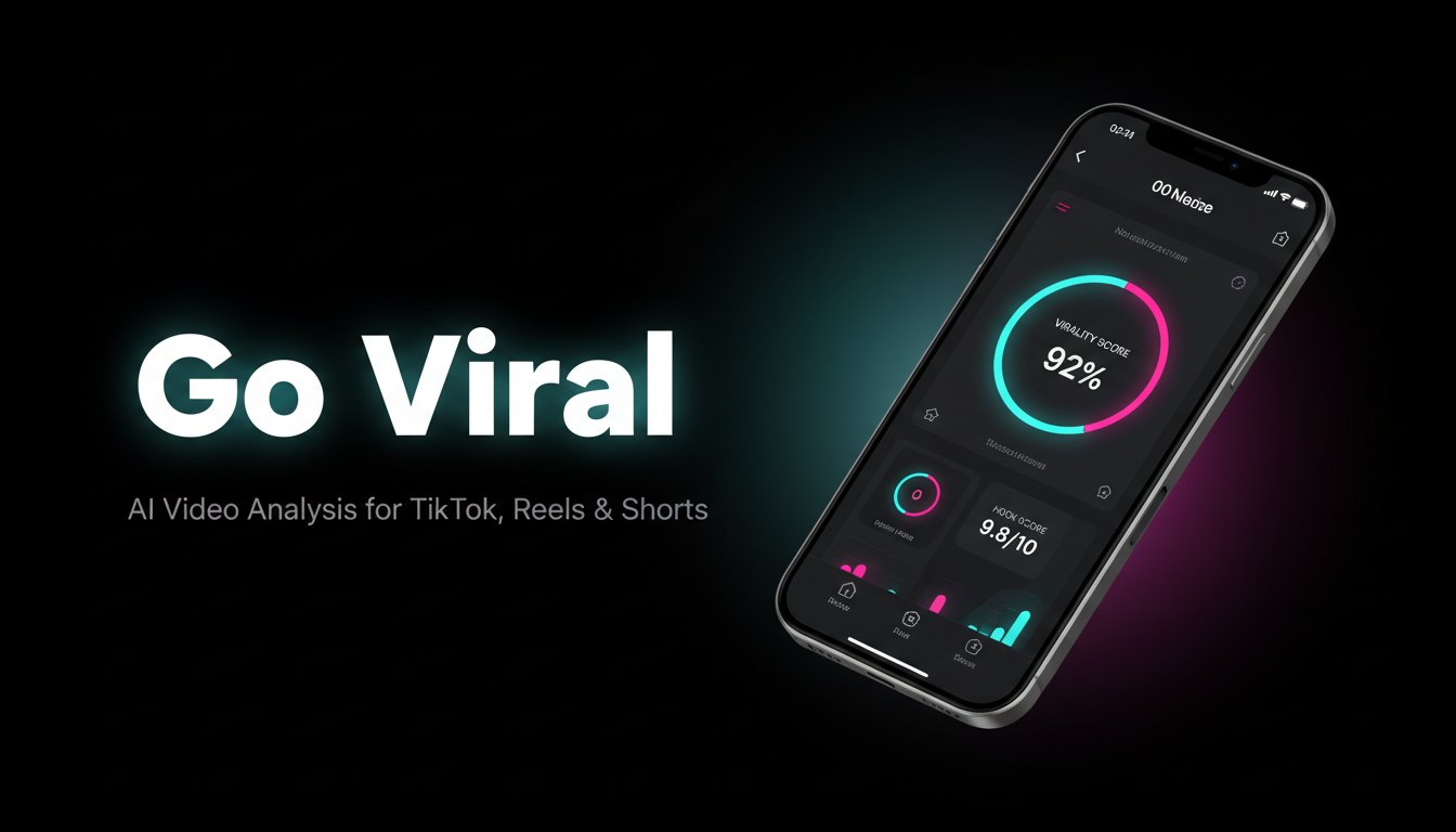 Go Viral — AI Virality Score for TikTok, Reels & Shorts (Free)